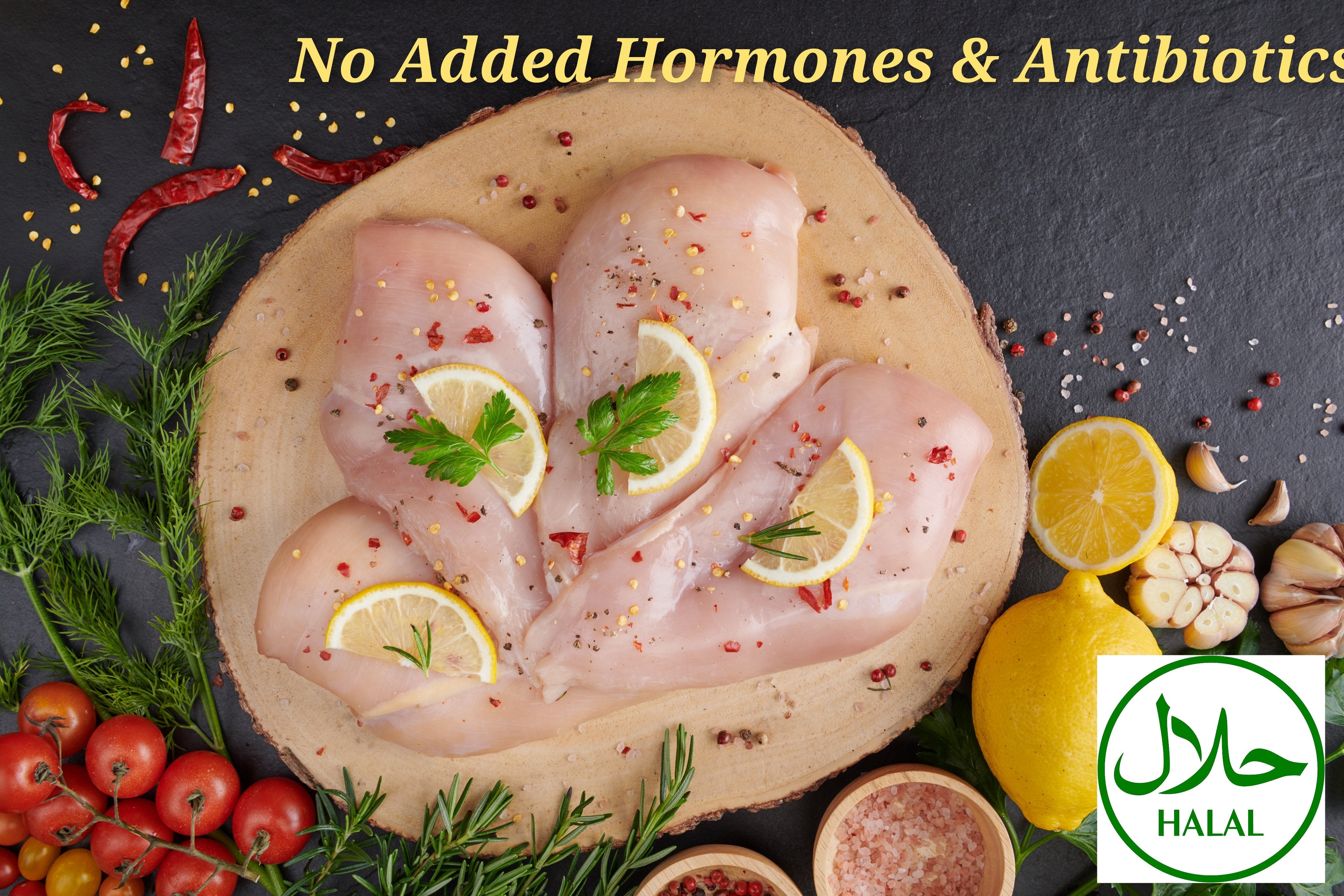 Thai Hormones Free Chicken Breast Boneless Skinless (1kg) – Loi Chan ...